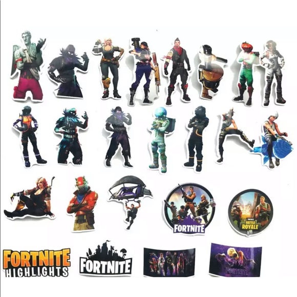 Other | Fortnite Battle Royal Birthday Stickers Gift 4pc | Poshmark